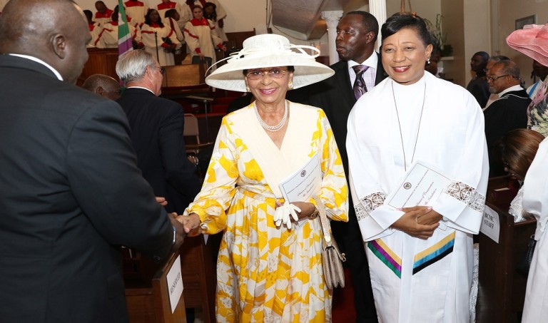 The Governor General Attends Ebenezer Methodist Church Service of ...
