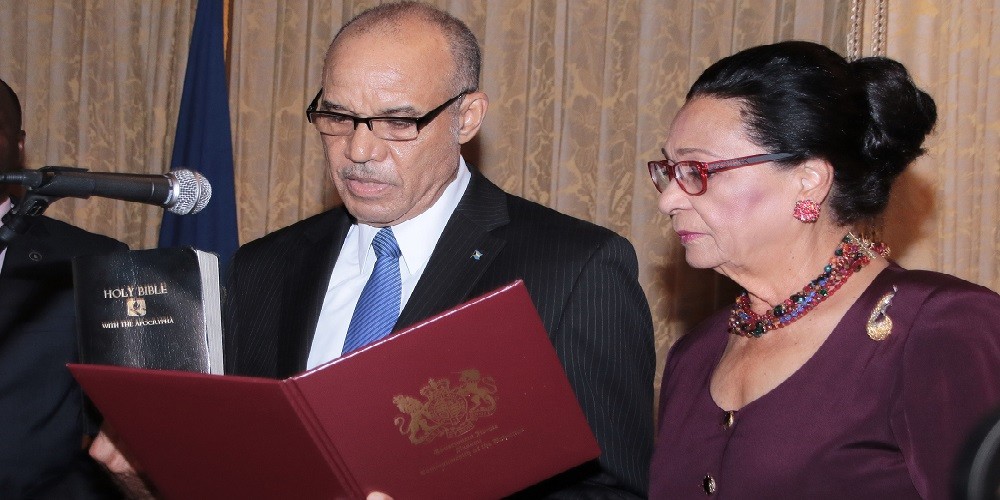 Stephen Isaacs Sworn In as Acting Chief Justice of the Supreme Court ...