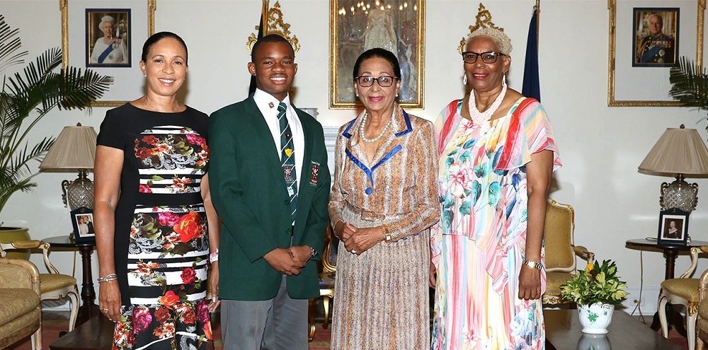 BAHAMAS: QC Head Boy Sean Knowles Pays Courtesy Call on the Governor ...