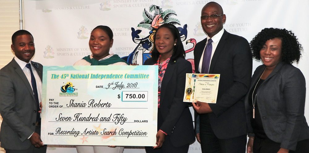 BAHAMAS: Shania Roberts wins Independence Recording Artists Search ...