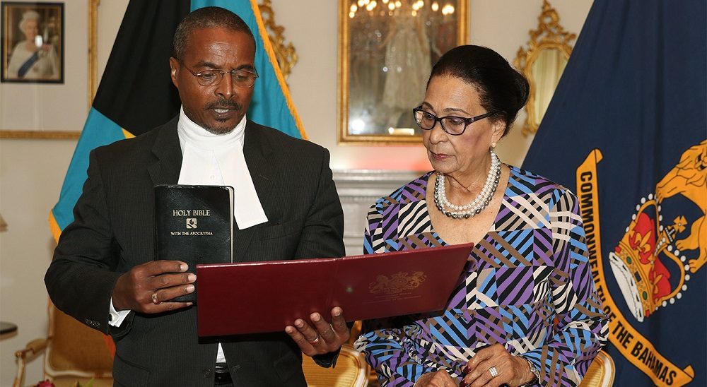 BAHAMAS: The Hon. Mr. Justice John Isaacs Sworn In as Acting President ...