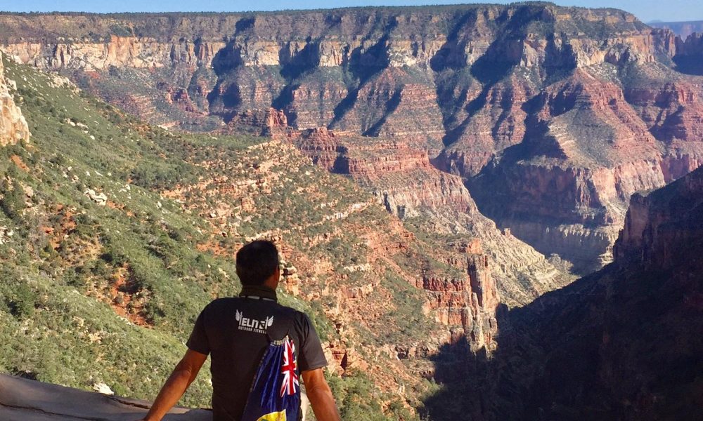 TCI flag waiting over Grand Canyon, USA – Magnetic Media