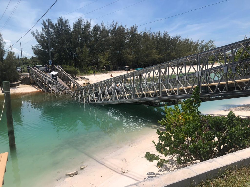 Bahamas: Roderick Newton bridge linking Spanish Wells and Russell ...