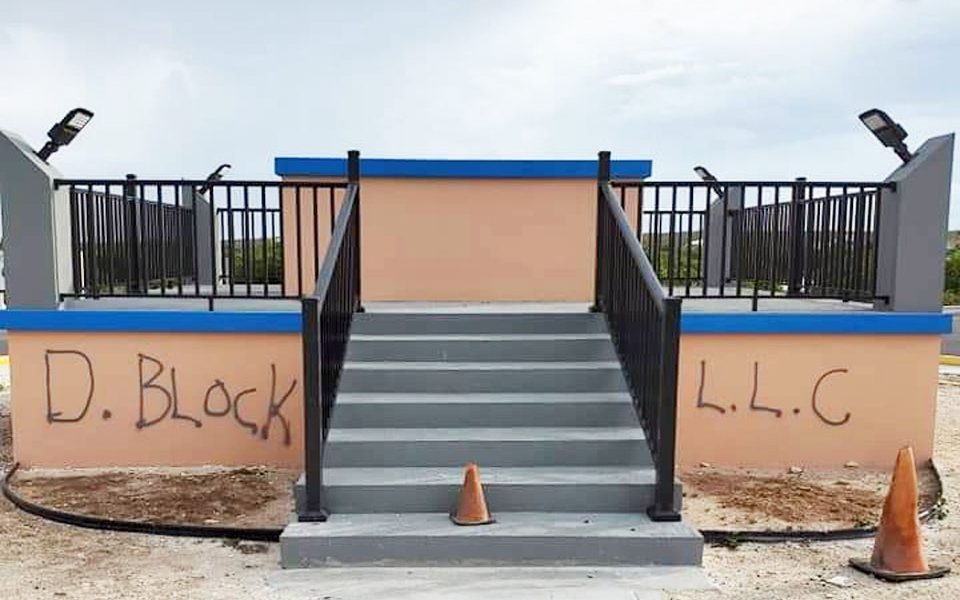 Defacement of Community Monument of Hon JAGS McCartney, TCI Nat’l Hero ...