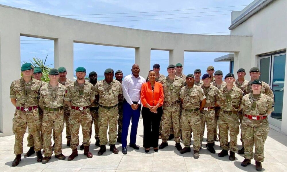 Contingent of British Military Soldiers Arrived in the Turks and Caicos ...