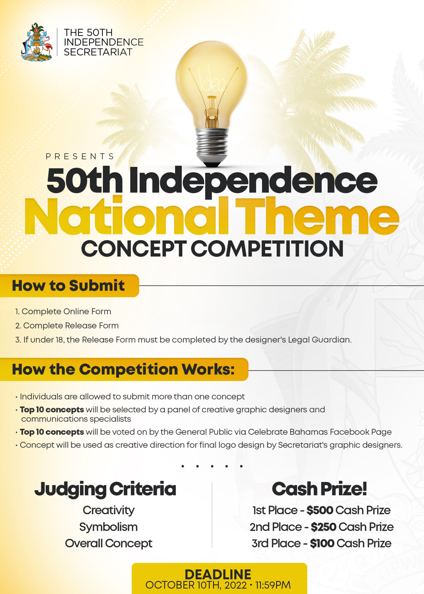 50th Independence Logo & Theme Competition September 27th 2022 ...