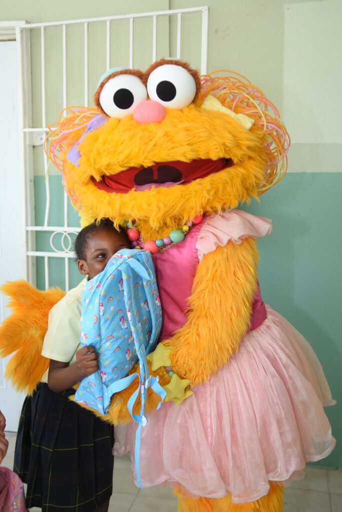 Sesame Characters, Hugs and School Supplies Bring Back-to-School Cheer ...