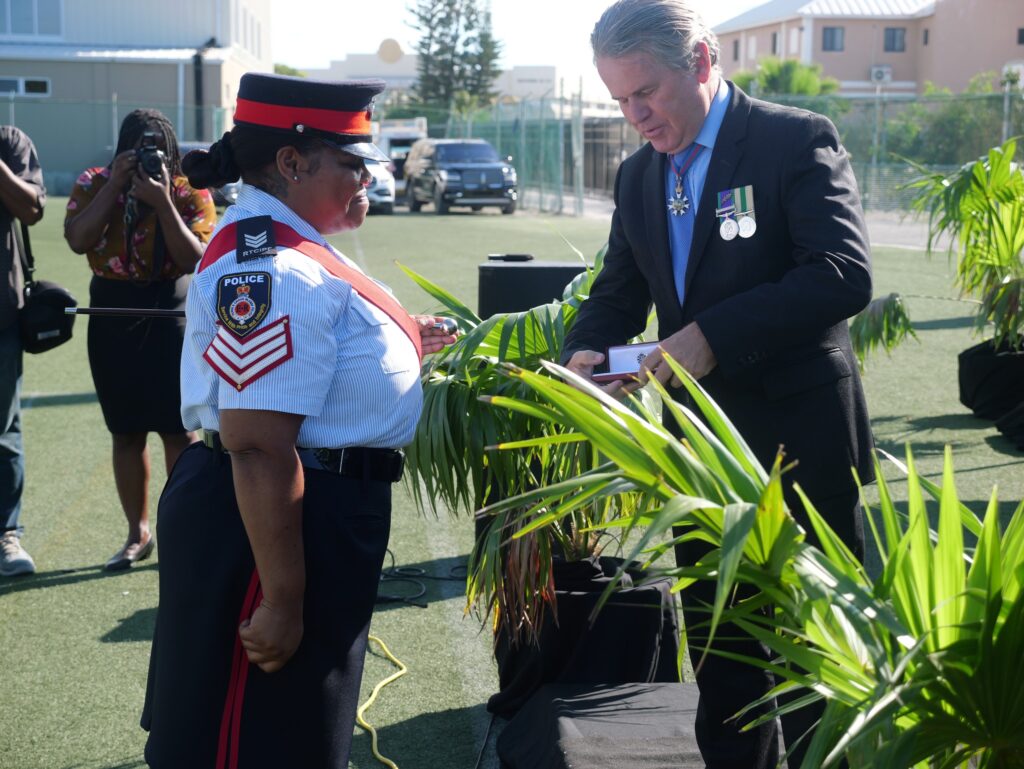 TCI Police Commissioner Botting thanks Bahamas contingent during ...