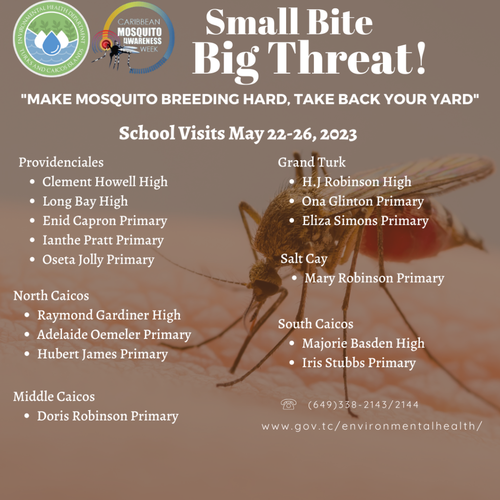 Environmental Health Department Recognizes Caribbean Mosquito Awareness Week 2023 – Magnetic Media