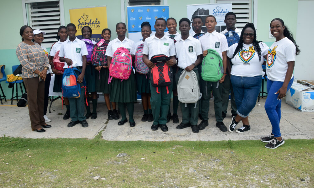 Sandals Foundation Pack for a Purpose donates Back-to-School Supplies ...