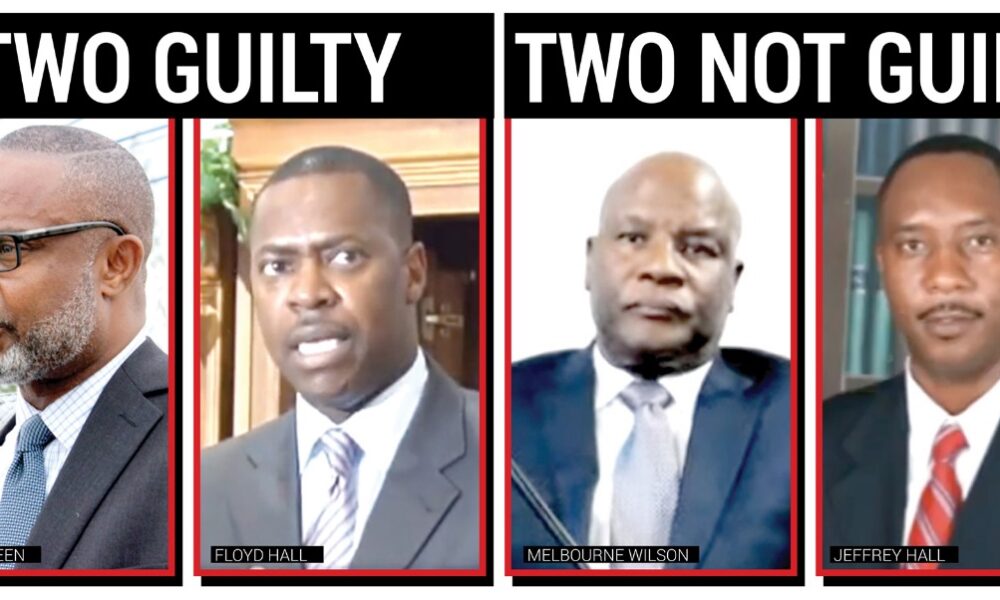 SIPT Trial Verdicts; TWO GUILTY, Two Not Guilty with Hall and Green ...