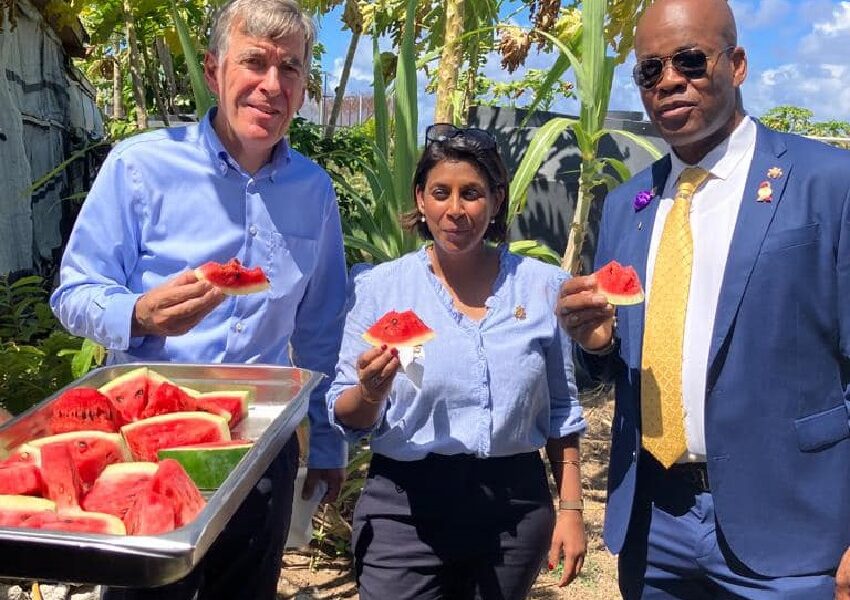 UK Minister David Rutley visits Prison, all agree Farm project growing ...