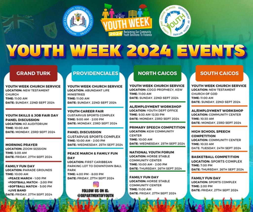 Turks & Caicos 2024 National Youth Week Activities – Magnetic Media