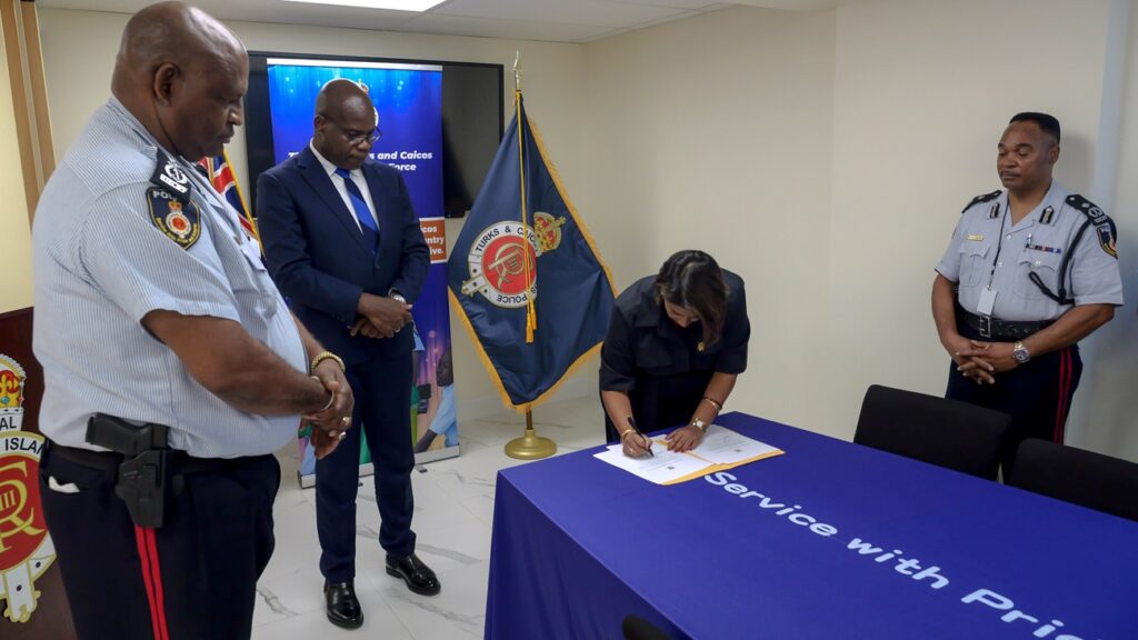 Turks & Caicos Police Force New DCP Sworn In – Magnetic Media