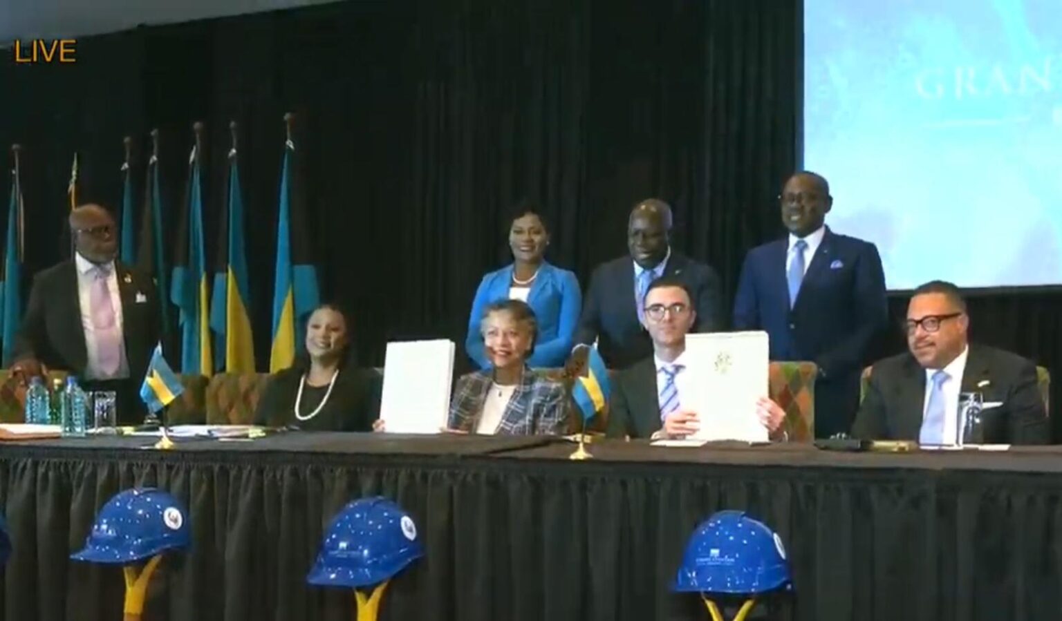 Heads of Agreement signing ceremony in Freeport, Grand Bahama, but why ...